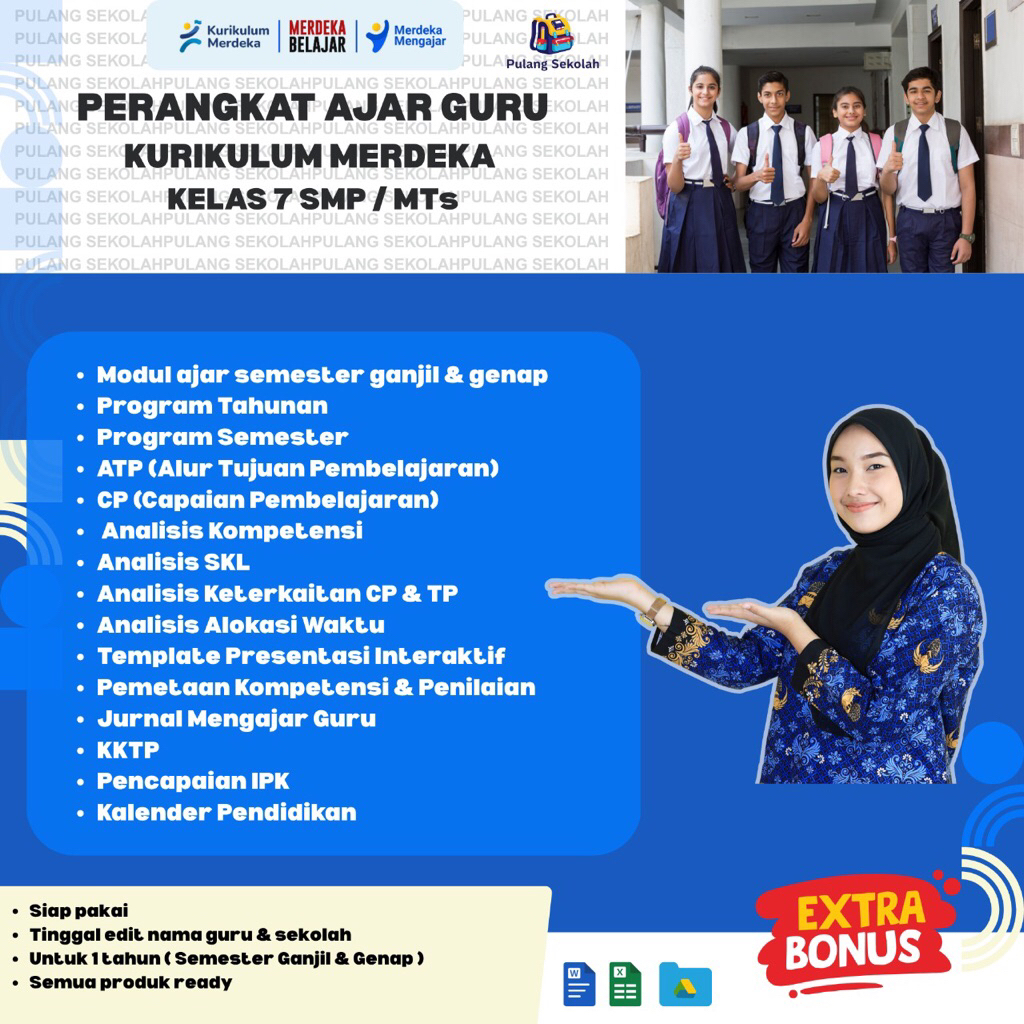 Jual PERANGKAT AJAR IKM SMP/Mts KELAS 8 /VIII SEMUA MAPEL KURIKULUM MERDEKA KUMER | Shopee Indonesia
