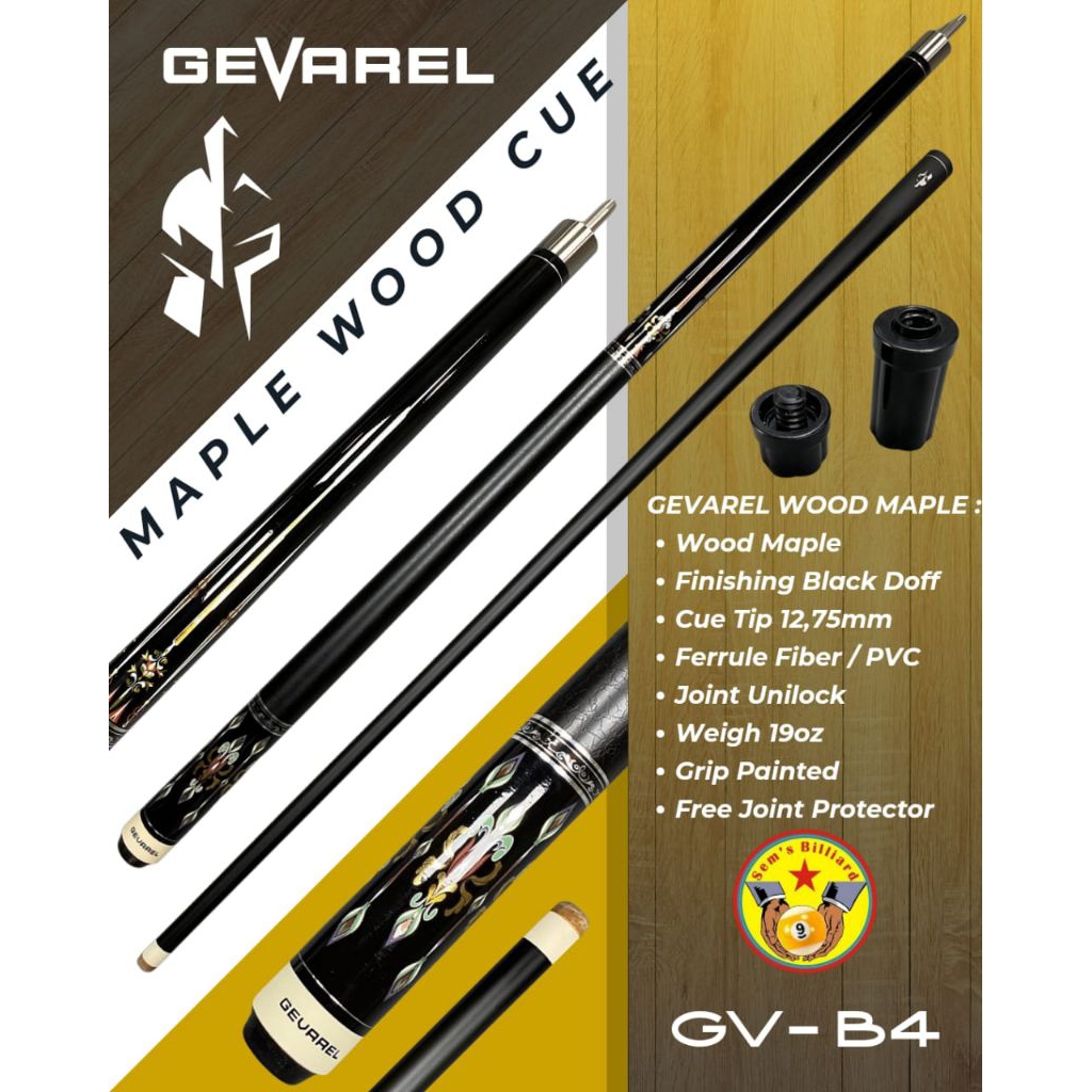 Jual Stick Billiard Play Gevarel - stick play - stick billiar - stik ...