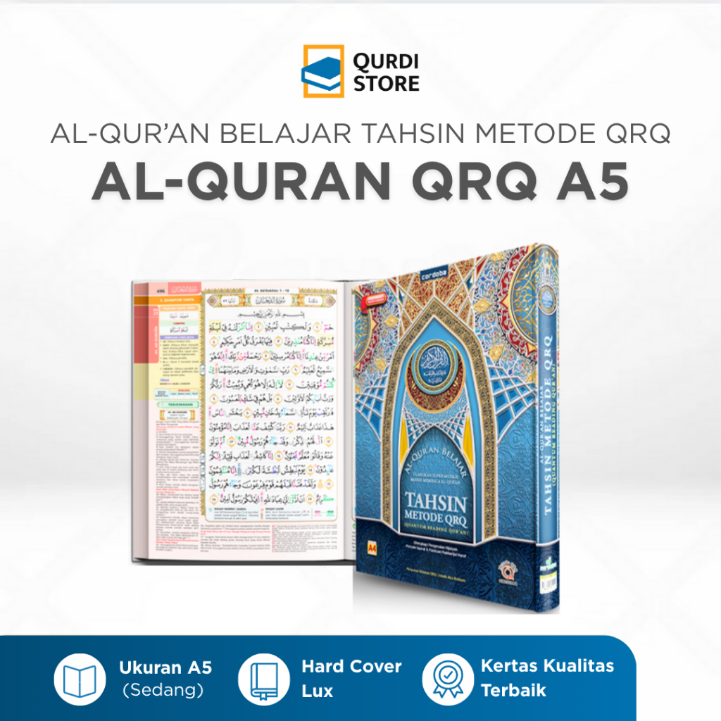 Jual Al Quran Tahsin QRQ A5 Belajar Quran Metode Quantum Reading Quran ...