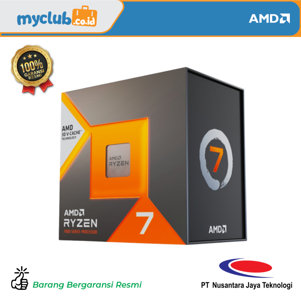 Jual AMD CPU Processor Ryzen 7 7800X3D without Cooler | Shopee Indonesia