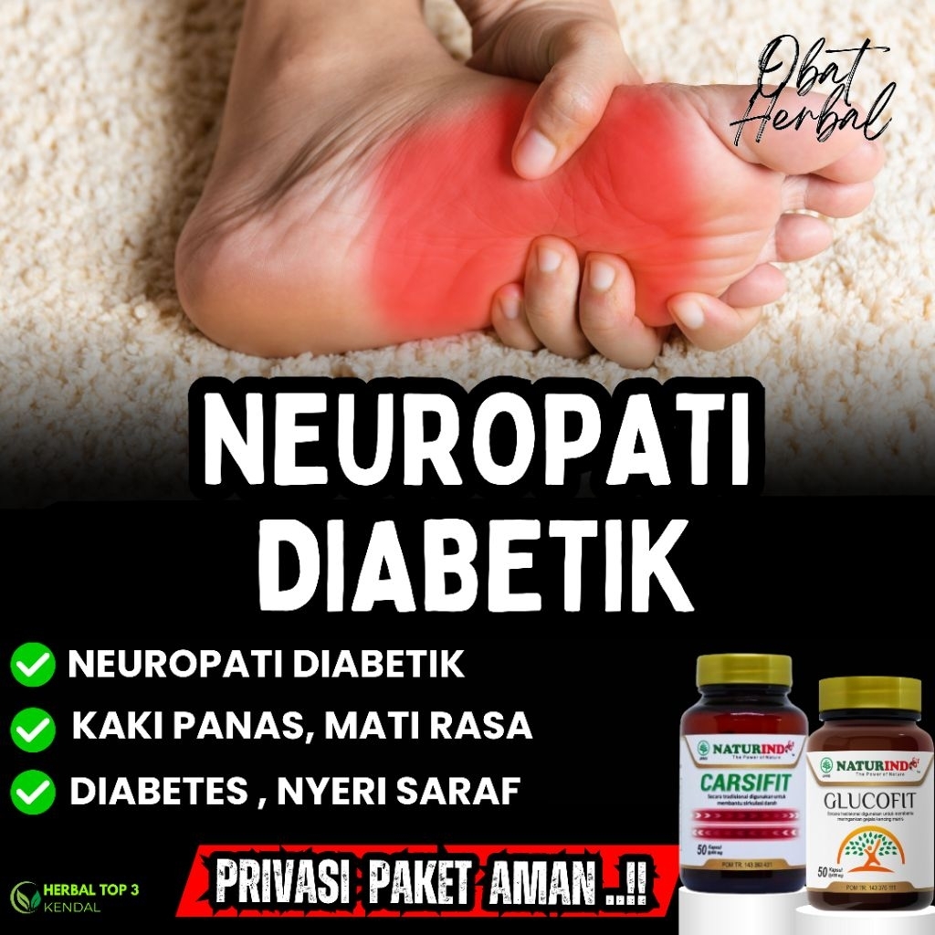 Jual Obat Neuropati Diabetik Kaki Panas Kesemutan Diabetes Gula Darah ...