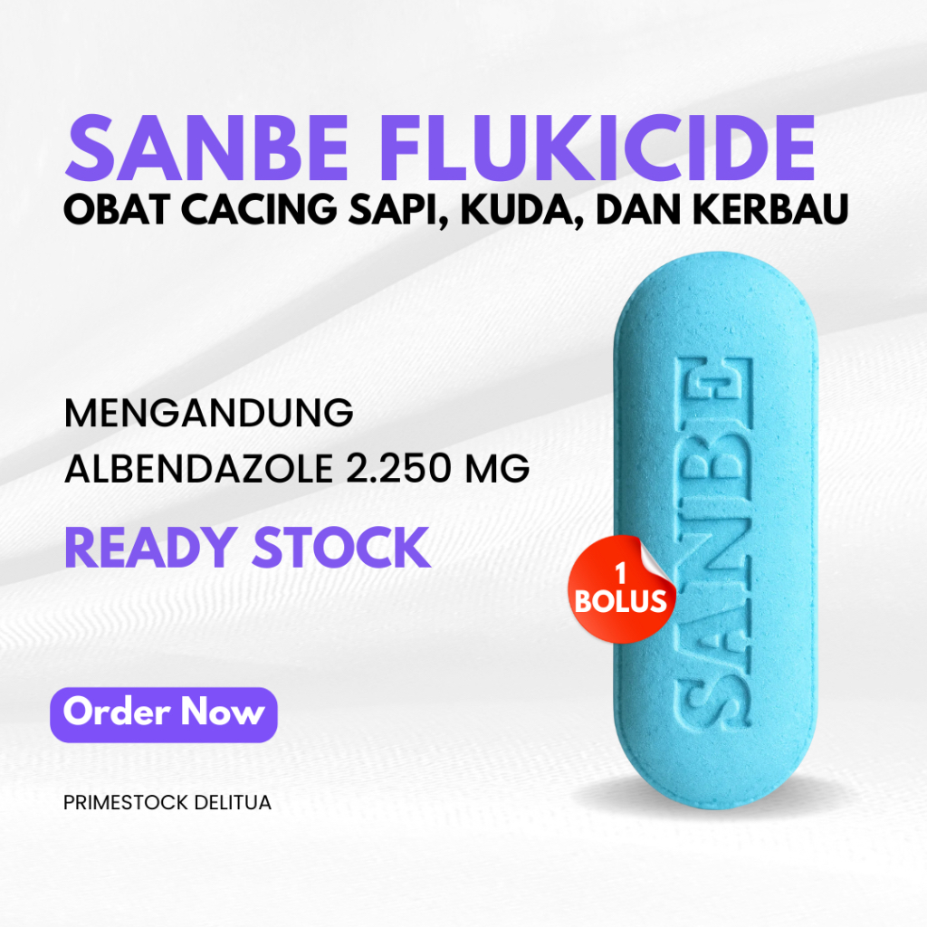 Jual Flukicide Bolus Sanbe - Obat Cacing untuk Sapi, Kuda, dan Kerbau ...