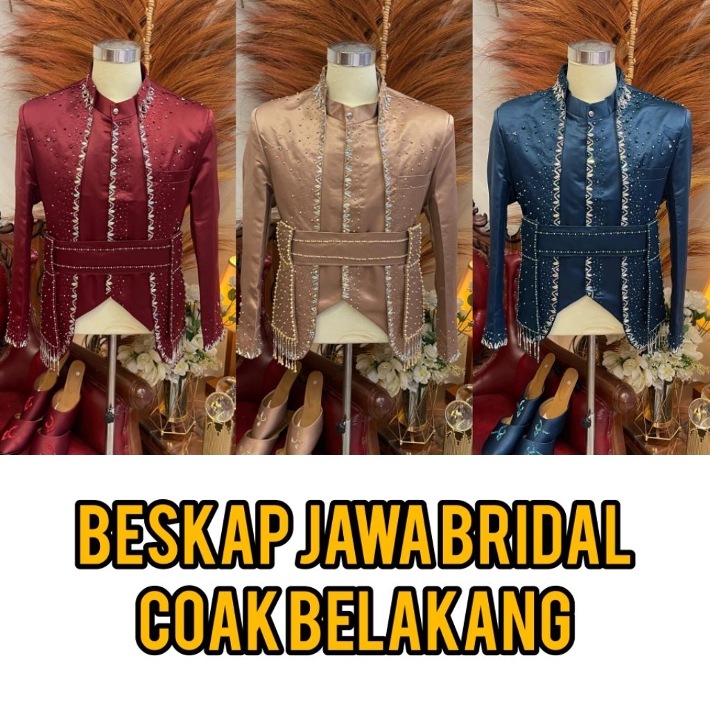 Jual Beskap jawa Pengantin / beskap jawa coak / Basofi pengantin adat ...