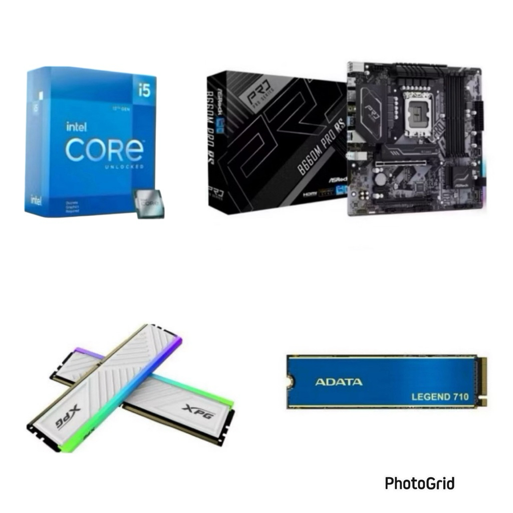 Jual Paket Processor Intel Core i5 12400 / i5 12400F Box Gen 12 LGA 1700 B660 Gaming | Shopee ...
