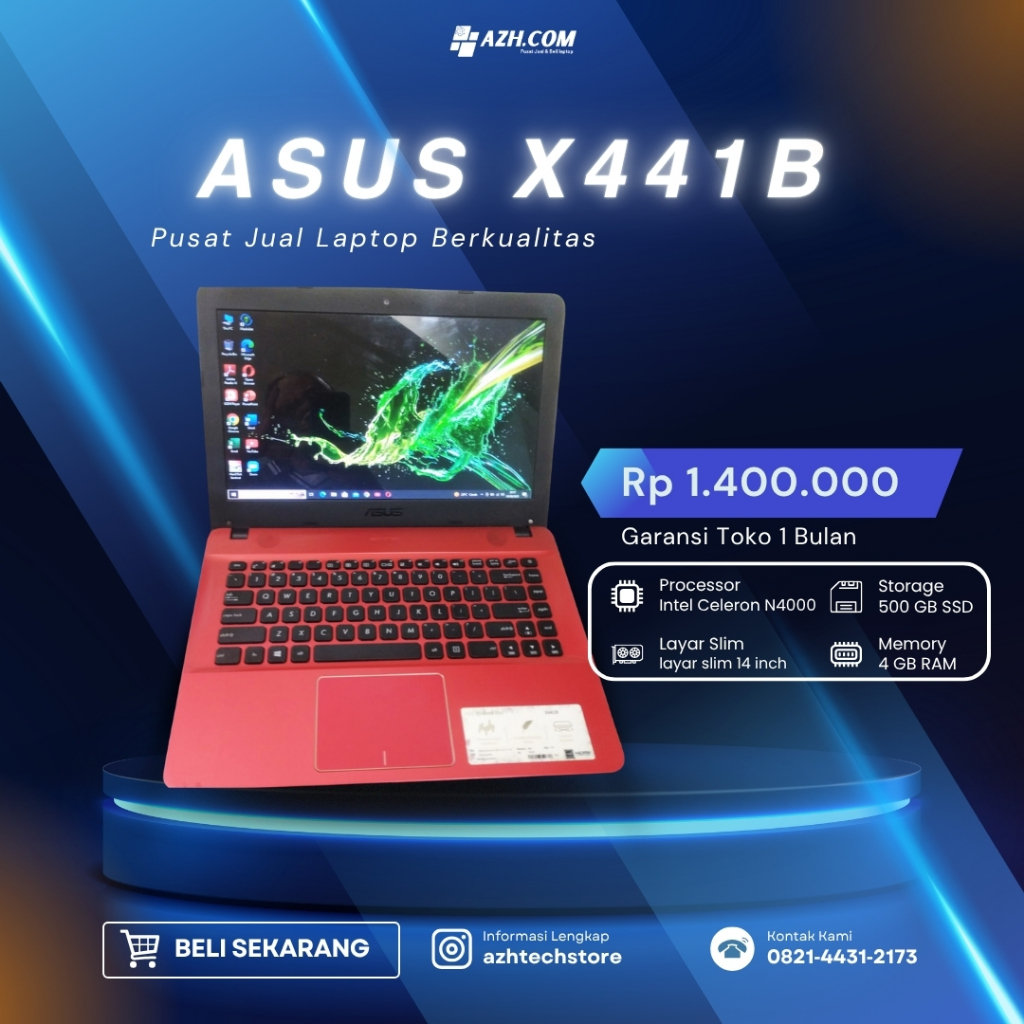 Jual Asus X441B – Laptop Harian Terjangkau! | Shopee Indonesia