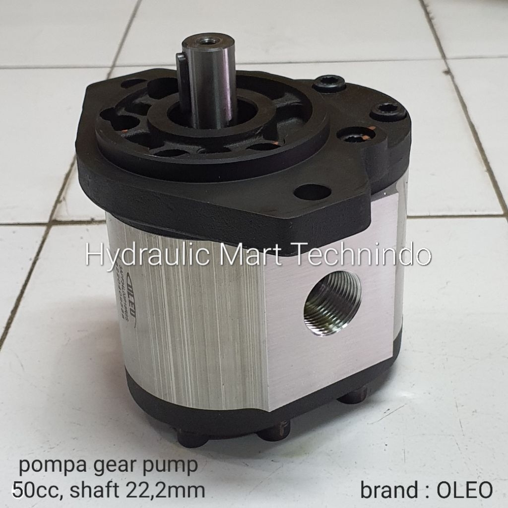 Jual pompa hydraulic gear pump 50cc, as 22,2mm 3APF51L03P16RSS merk ...