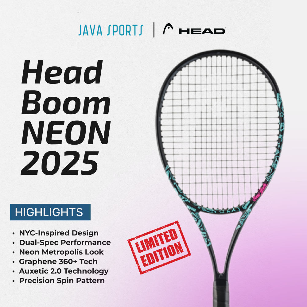 Jual Raket Tenis Head BOOM NEON 2025 MP MP L Original Official Tennis ...
