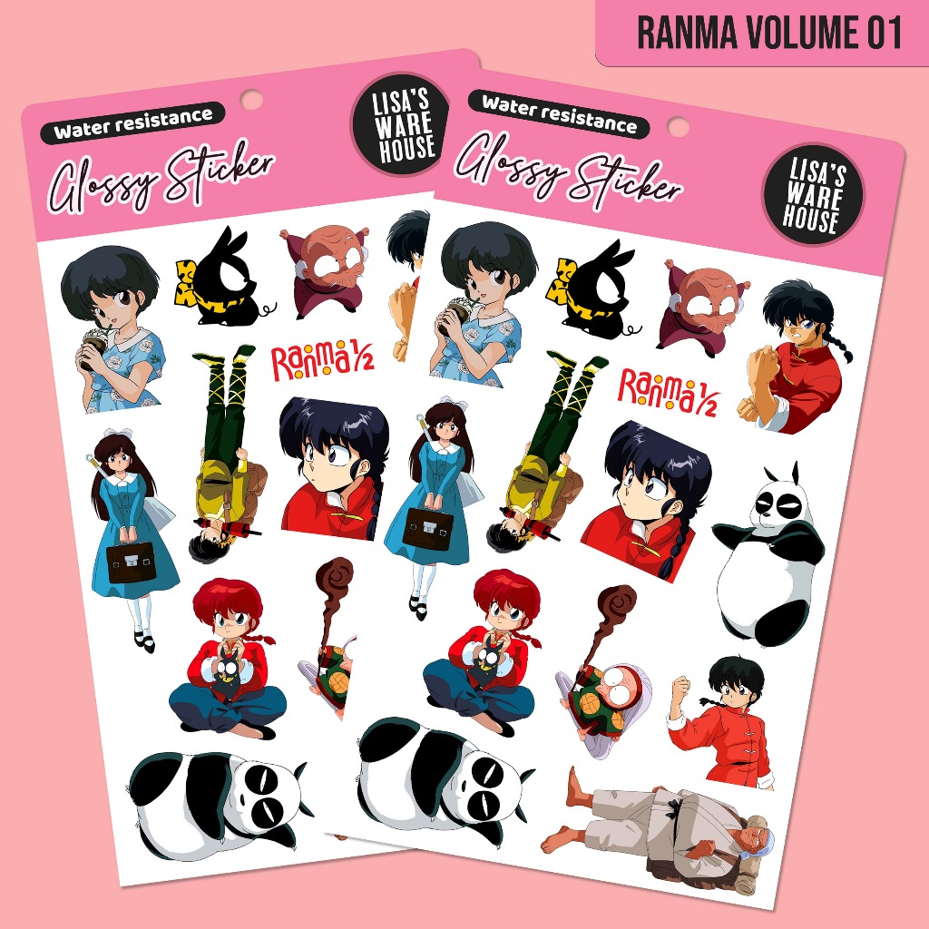 Jual Sticker Ranma 1/2 Volume 01 | Shopee Indonesia