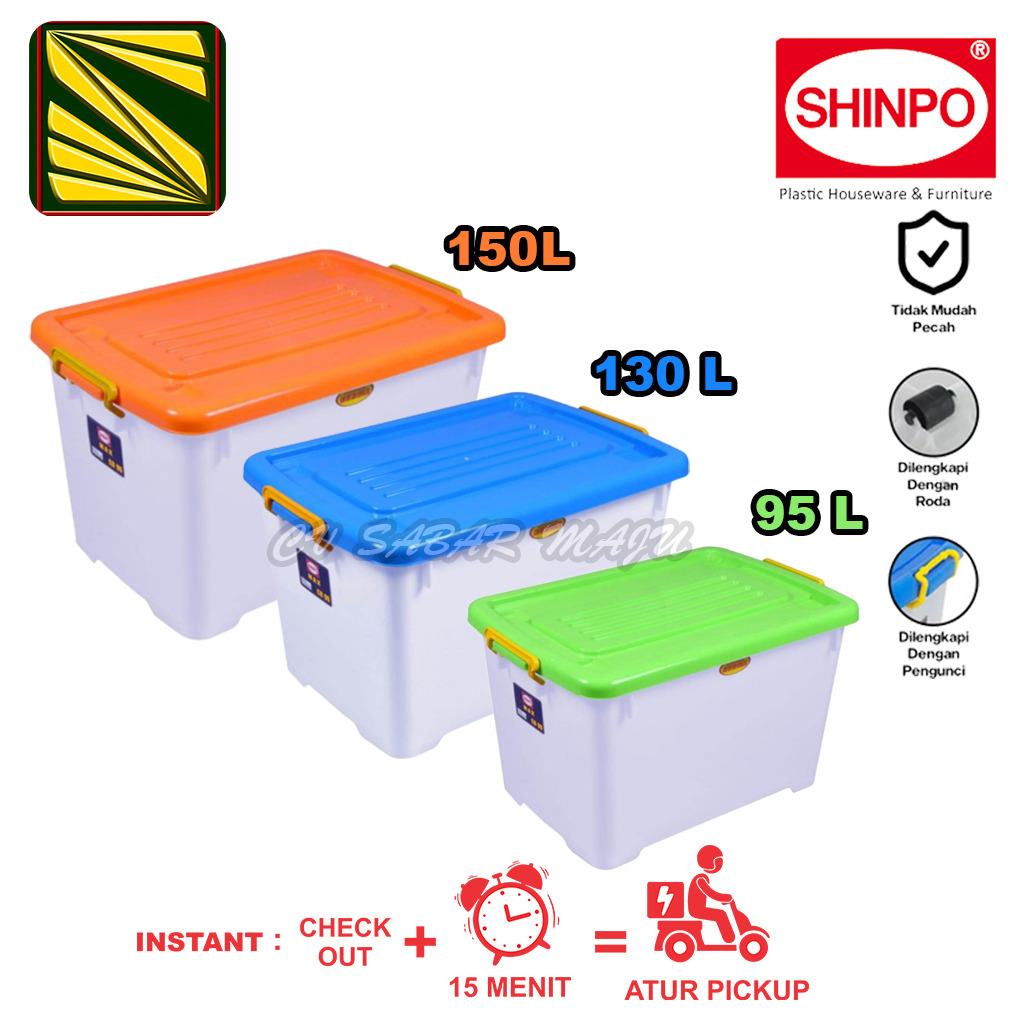 Jual Shinpo Box Container Plastik / Kotak Penyimpanan serbaguna Shinpo ...