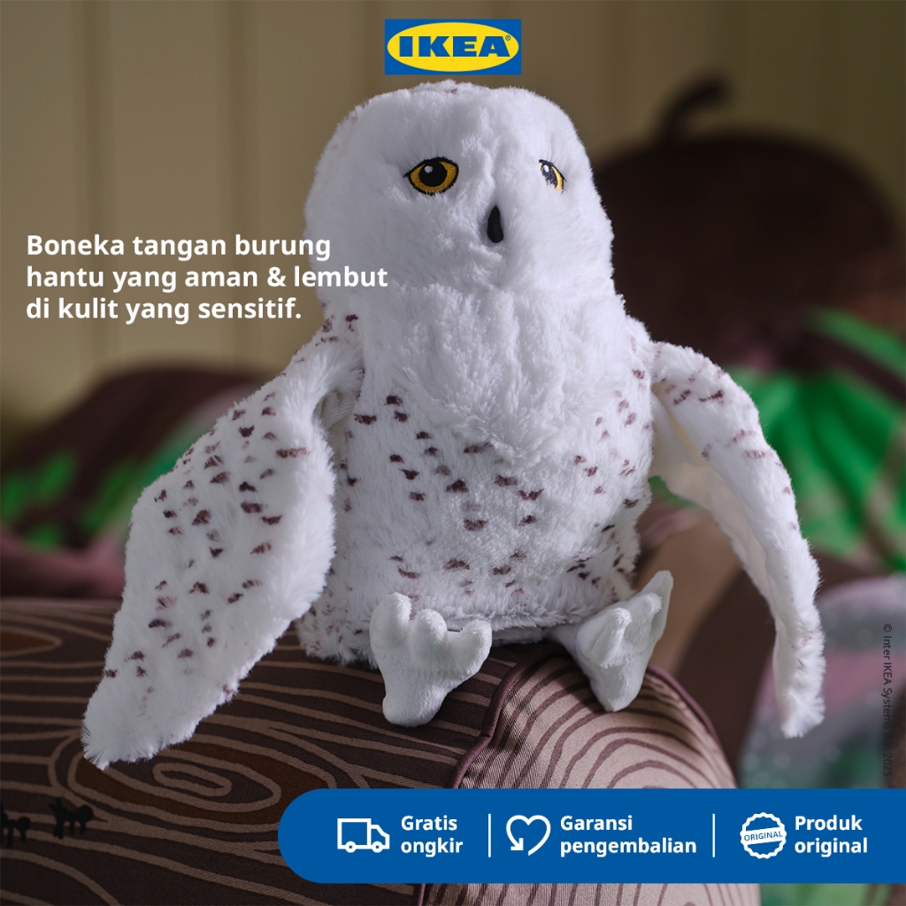 Jual IKEA SKOGSDUVA Boneka Burung Hantu Salju Putih 25cm | Shopee Indonesia