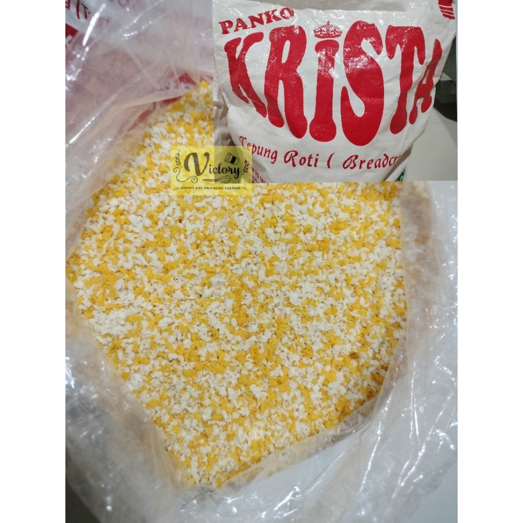Jual Tepung Roti Mix Panir Panko Merk Krista 1kg | Shopee Indonesia