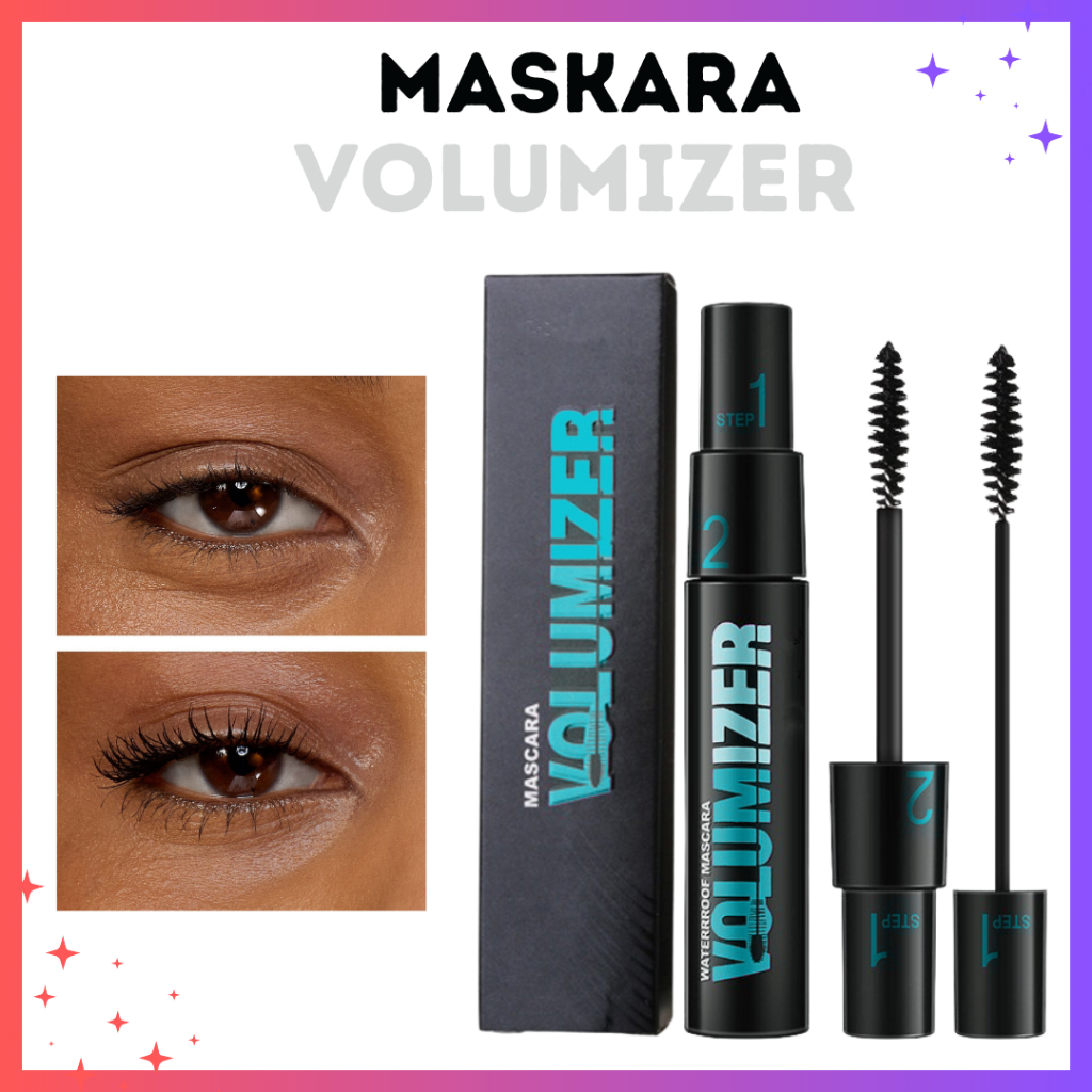 Jual Mascara VOLUMIZER Double Head Super Curling and Waterproof ...
