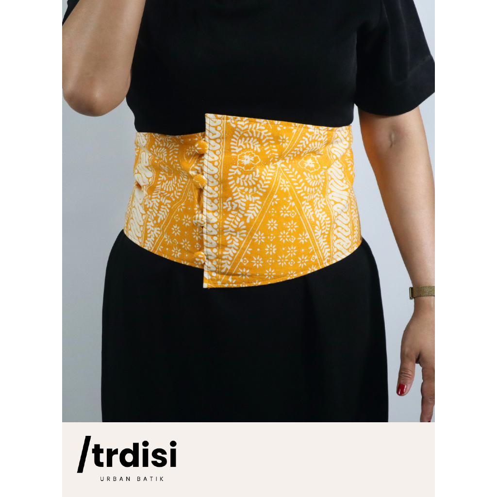 Jual Obi Belt Motif Kembang Sengkelit Batik Cap (Ukuran hingga XL ...