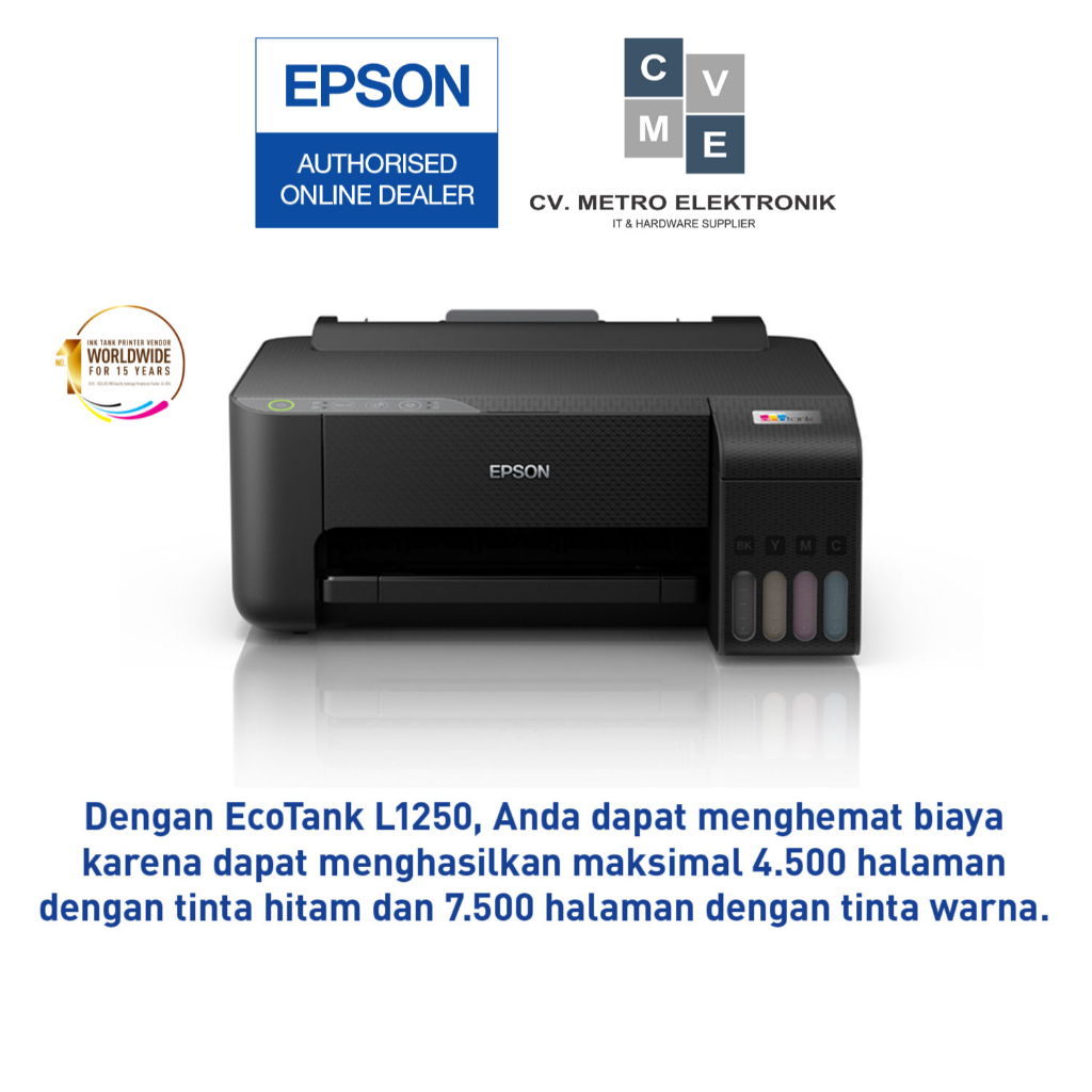 Jual Printer EPSON L1250 L-1250 L 1250 WiFi Wi-Fi Direct Garansi Resmi ...