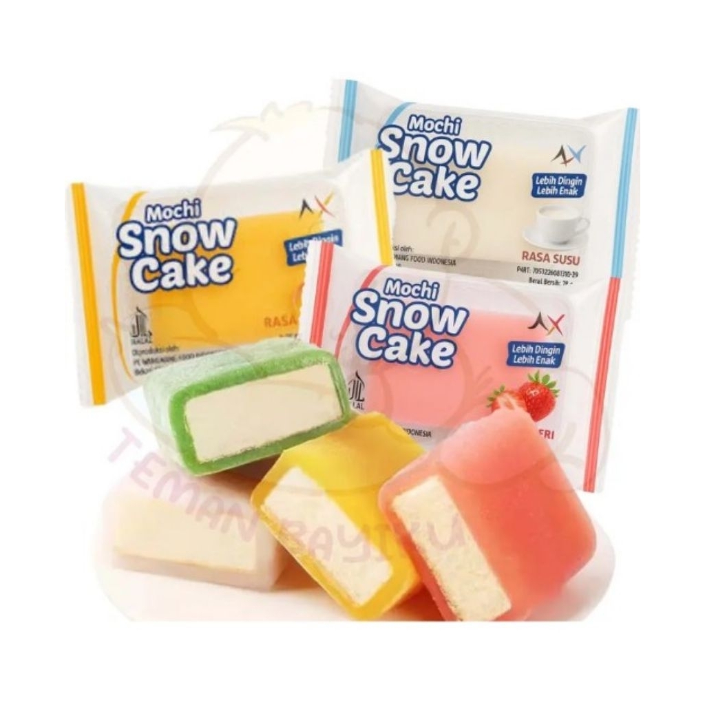 Jual Mochi Snow Cake 1 Dus Isi 60 pcs bisa mix rasa | Shopee Indonesia