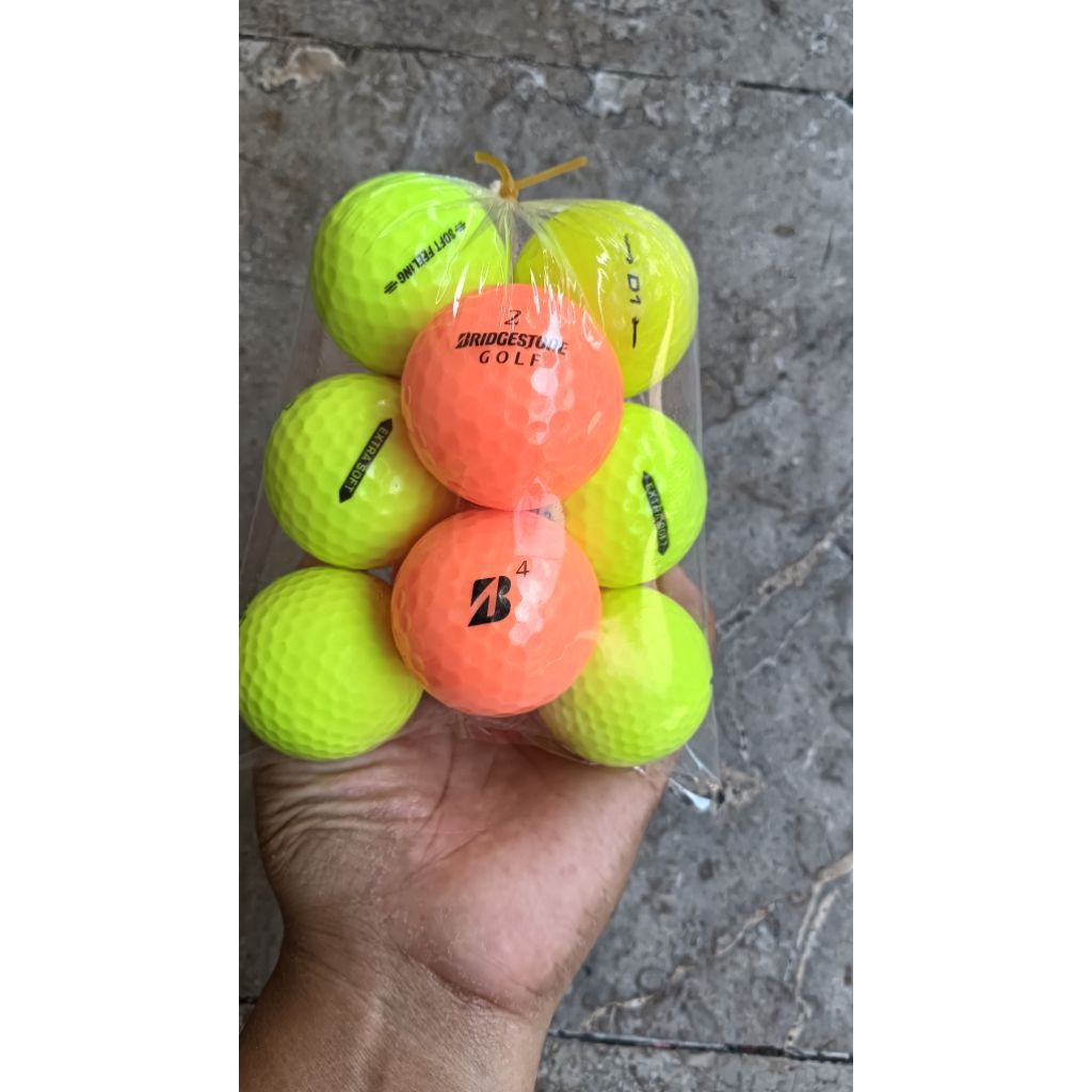 Jual Bola golf second grade A isi 10pcs, warna merek campur | Shopee ...