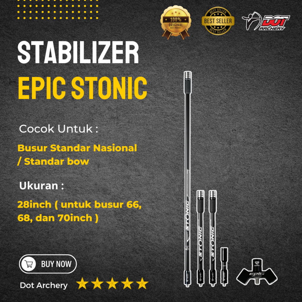Jual Stabilizer Panahan Cartel Epic Stonic | Peredam Getaran Busur ...