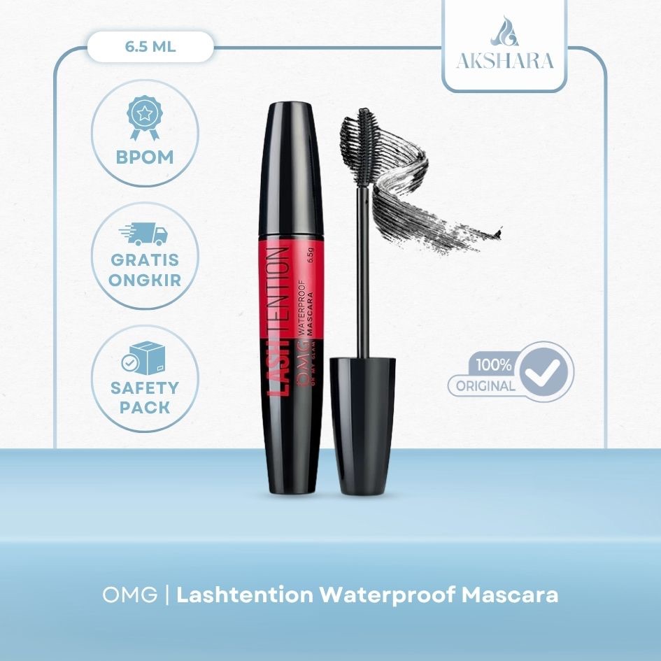 Jual OMG OH MY GLAM LASHTENTION Waterproof Mascara 6.5 g - Maskara Eye ...