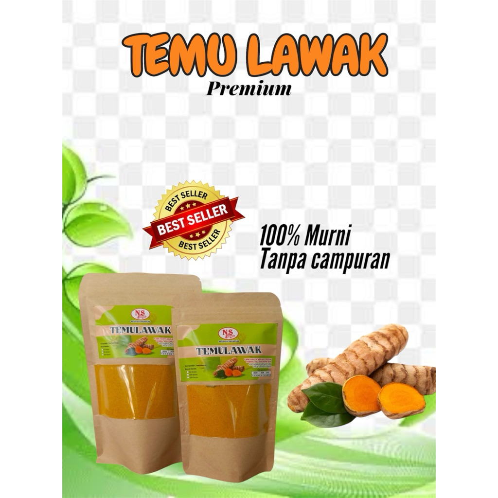 Jual Temulawak bubuk / Ground Java Turmeric / Rempah / JSR 100% PREMIUM ...