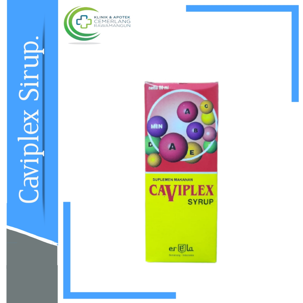 Jual Caviplex Sirup 60 ml – Suplemen Multivitamin & Mineral untuk Anak ...