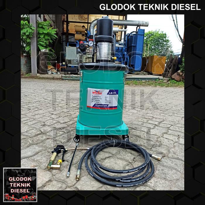 Jual Air Lubricator Grease WIPRO 40 Liter LB 75 Pompa Grease Gemuk Pump ...