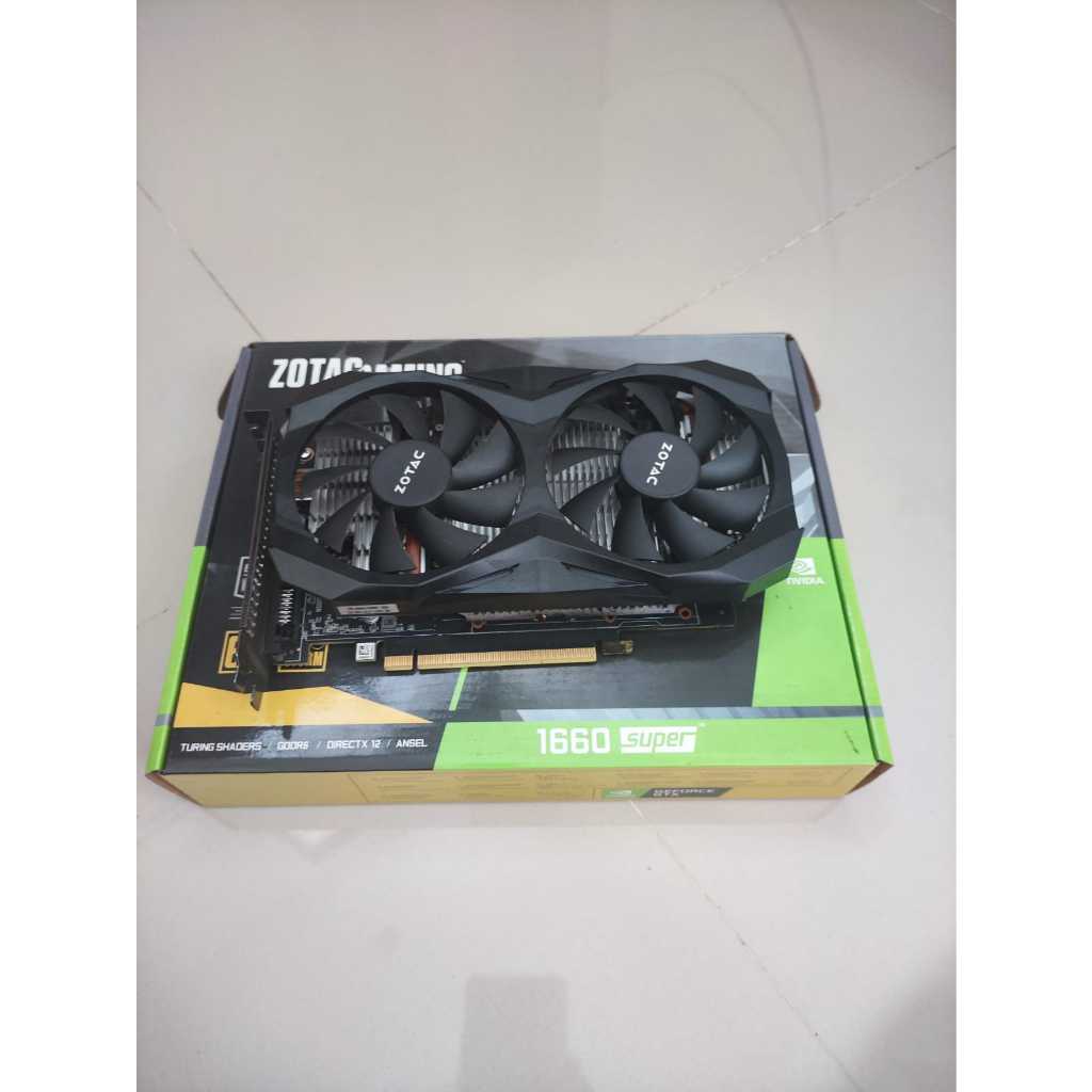 Jual ZOTAC GAMING GeForce GTX 1660 SUPER Twin Fan Black ex Kantor ...