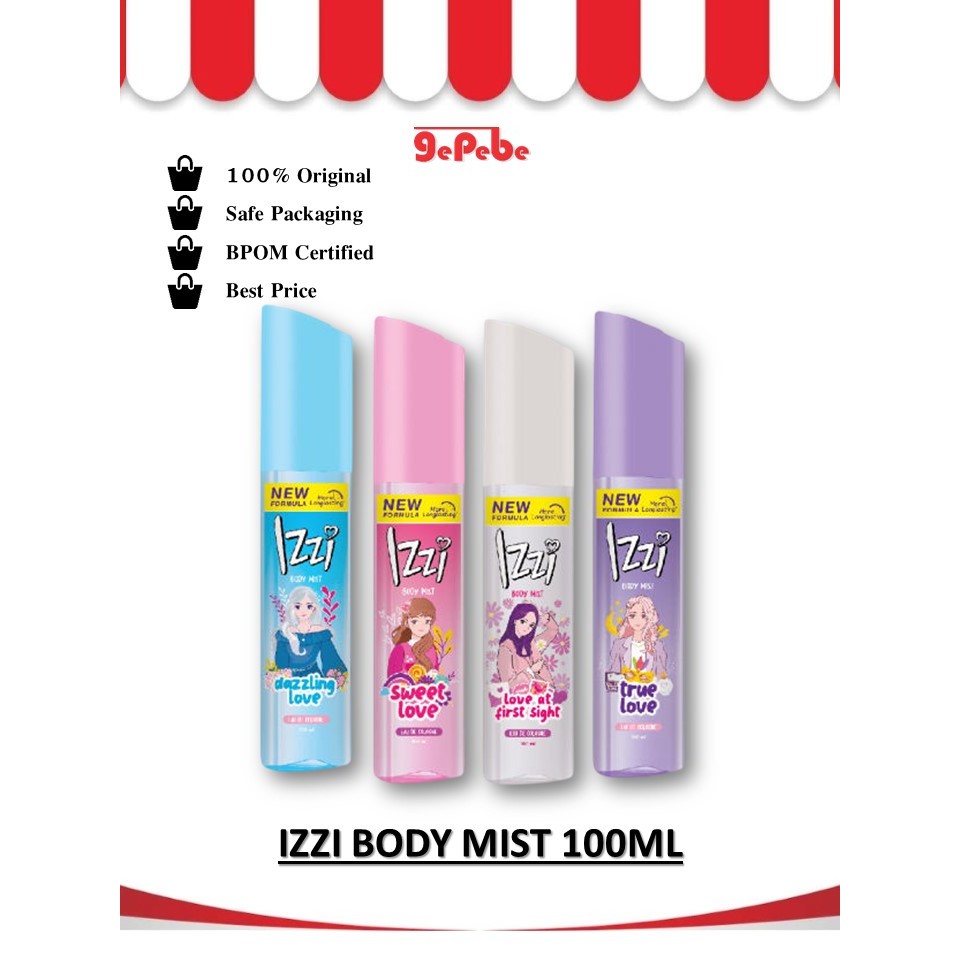 Jual IZZI BODY MIST 100ML - Parfum Remaja | Shopee Indonesia