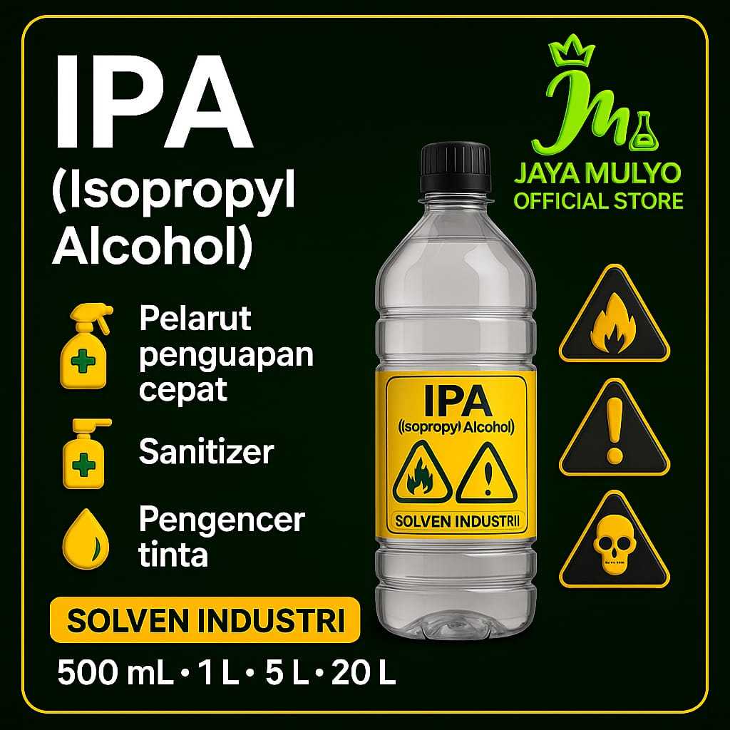 Jual IPA 1 Liter / Isopropyl Alkohol / Isopropyl Alcohol | Shopee Indonesia