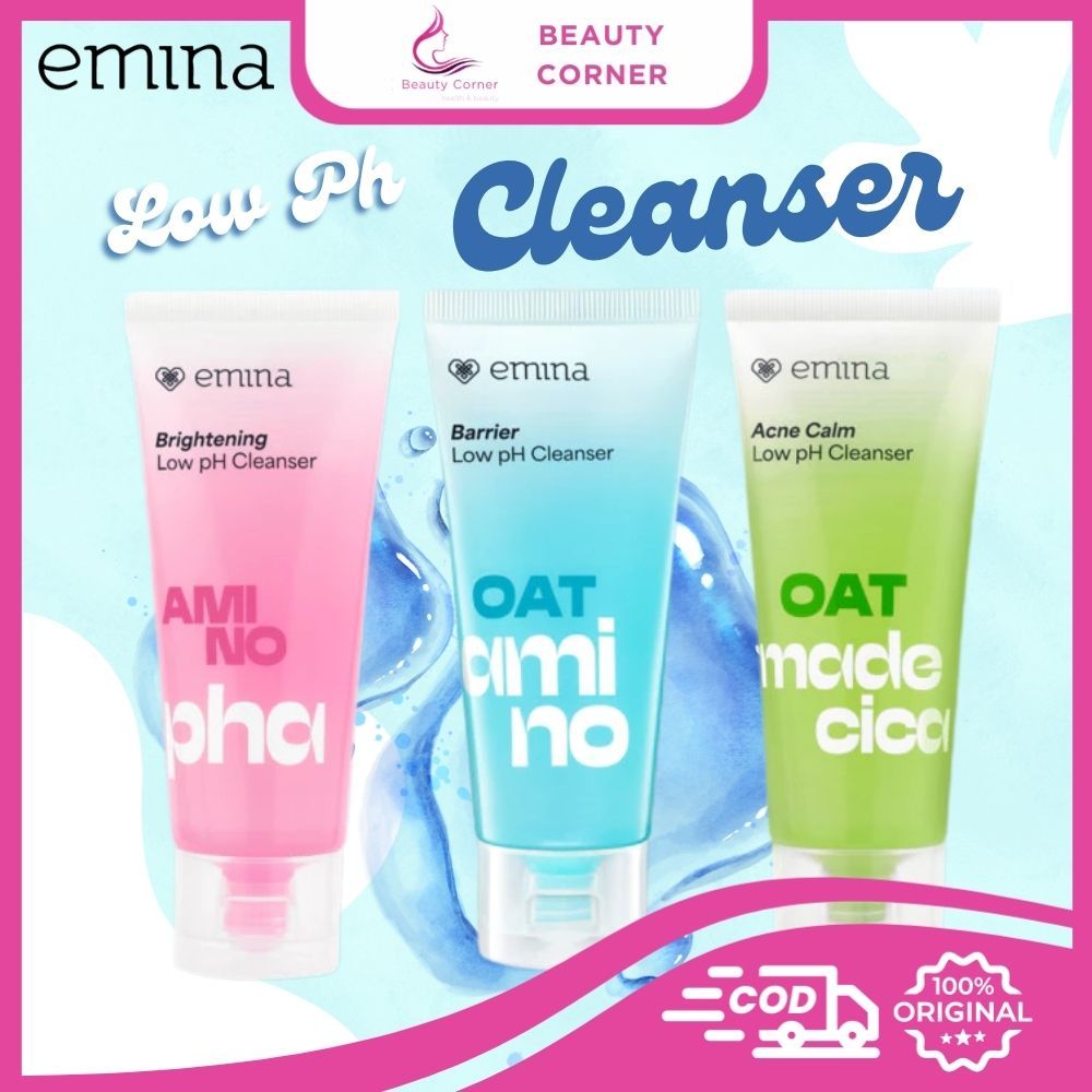 Jual Emina Oat Amino Low pH Cleanser - 70ml | Shopee Indonesia