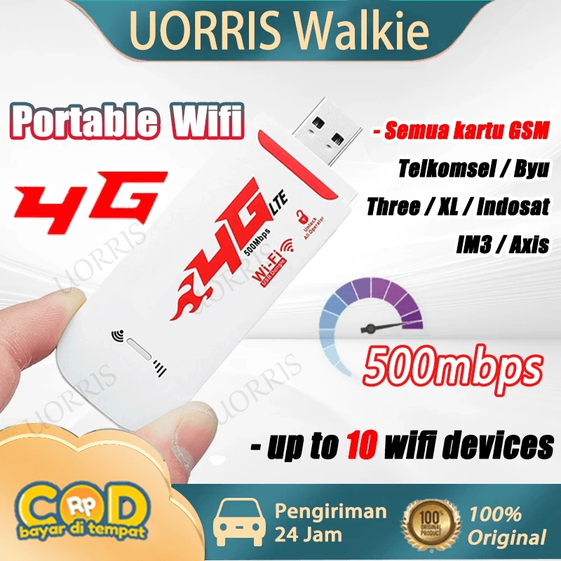 Jual Wifi Portable 4G All Operator Portable Modem Wifi USB Mobile WiFi ...