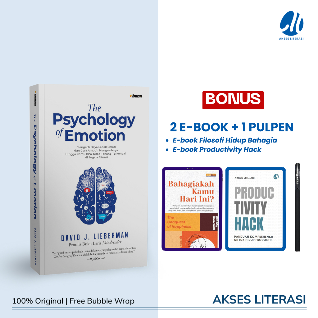 Jual [SPESIAL BONUS] Buku Self Improvement The Psychology of Emotion ...