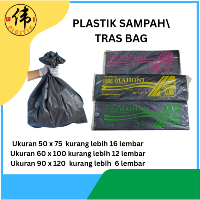 Jual HD sampah | Kantong Plastik Sampah Hitam - Trash Bag/Trashbag - Tempat Sampah Plastik Merk ...