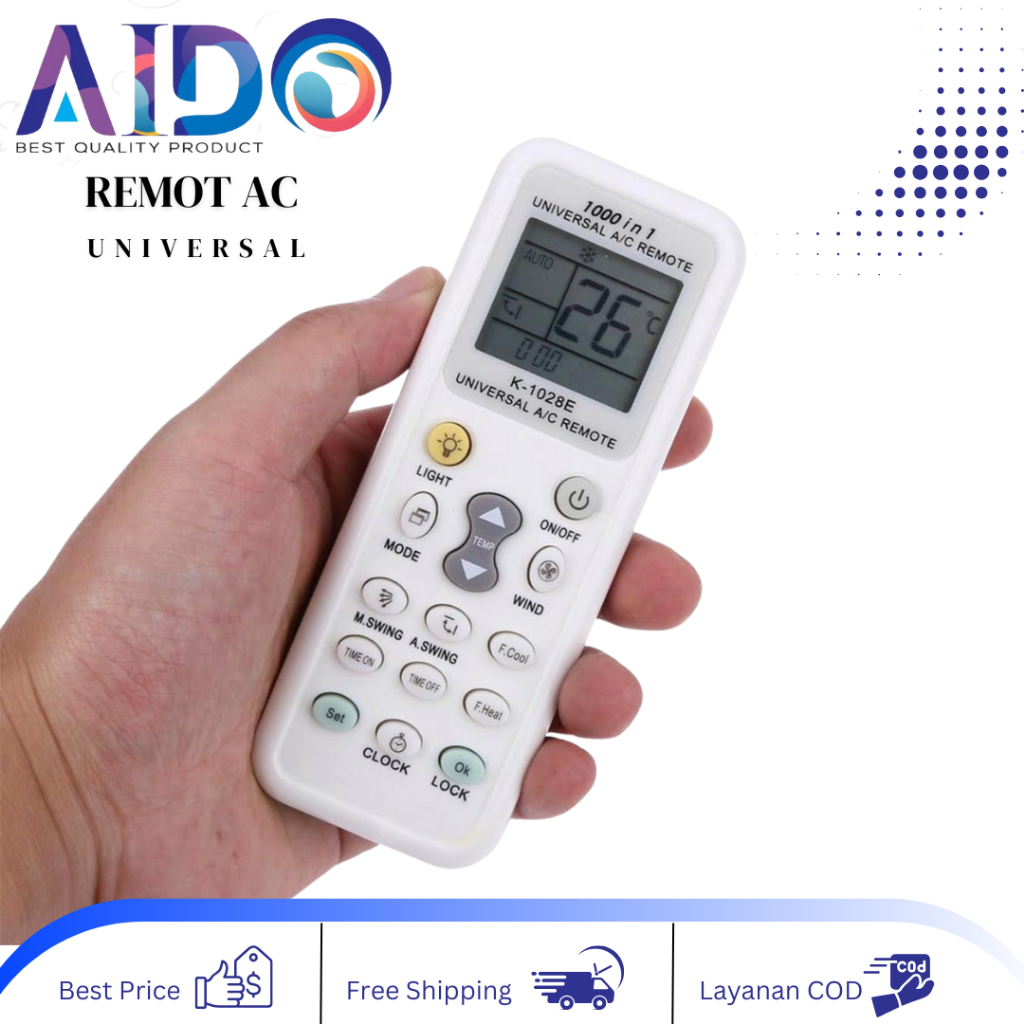 Jual Remote AC UNIVERSAL multi remote ac A/C remote | Shopee Indonesia