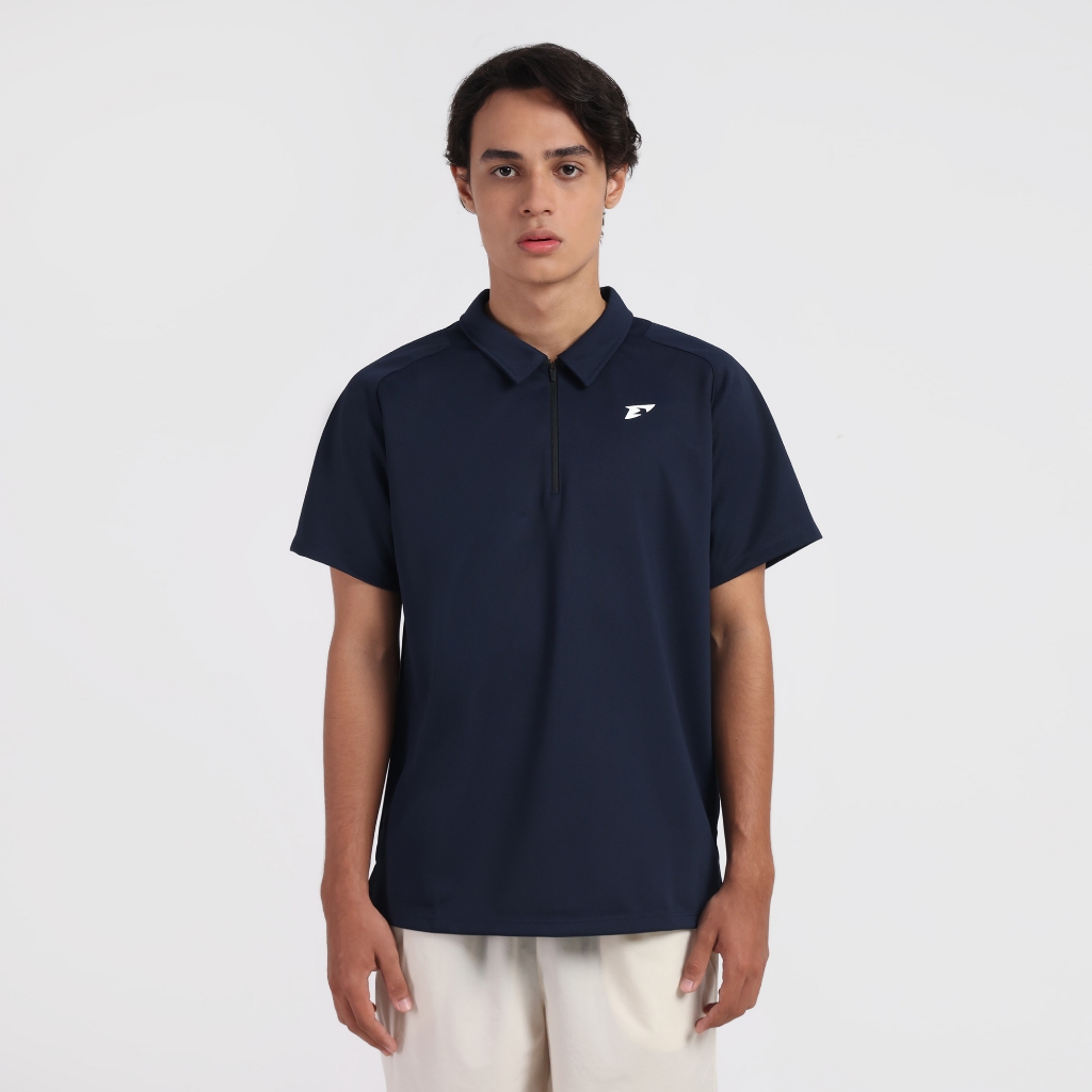 Jual Erspo 2025 Polo Shirt Zipper Cut Sewn Navy | Shopee Indonesia