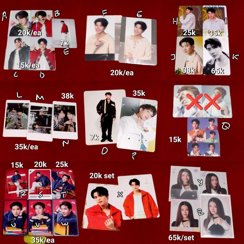 Jual [WAJIB CO BUNGKUS] GMMTV pc cc chimon first khaotung bts back to school shinning series lol ...