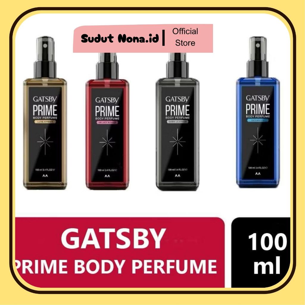 Jual Gatsby Prime Body Perfume Spray - 100ml | Shopee Indonesia