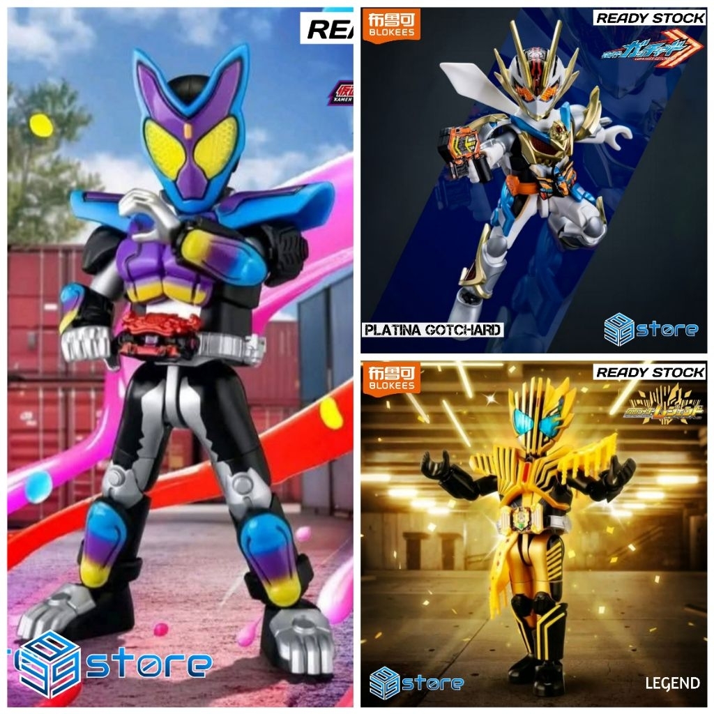 Jual Blokees Kamen Rider Gavv + Platina Gotchard + Legend Set Of 3 ...