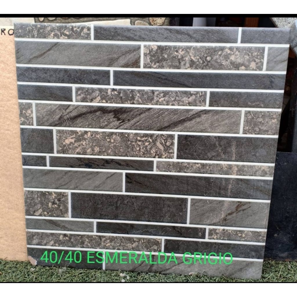 Jual Keramik batu alam mulia accura Esmeralda 40x40 | Shopee Indonesia