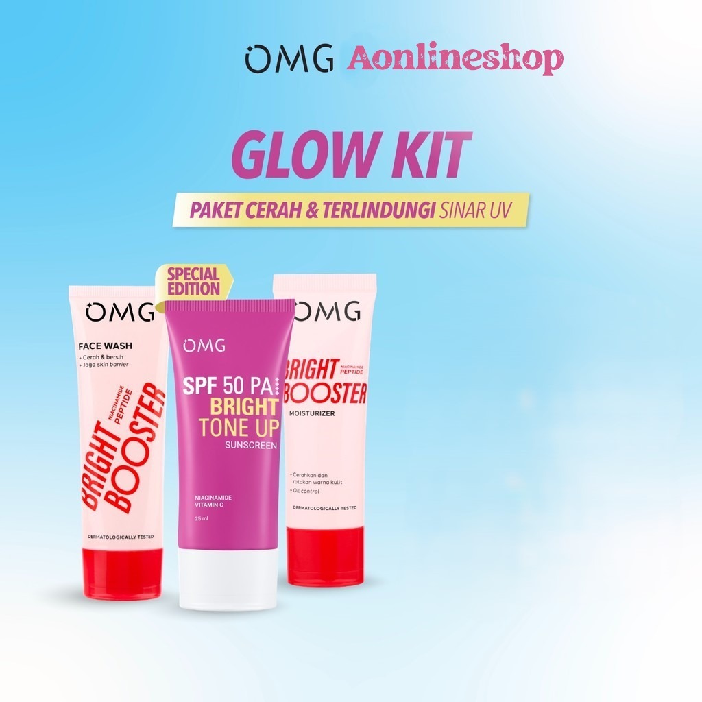 Jual AS OMG Oh My Glow Skincare Bright Booster Series Face Wash ...