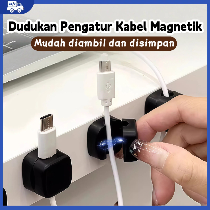 Jual Penjepit Klip Kabel Clip Magnetic Mobil Holder Organizer Penjepit ...