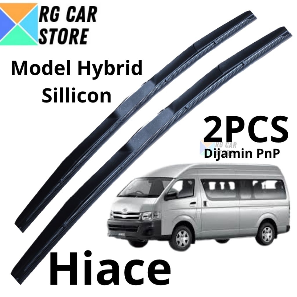 Jual Wiper Toyota Hiace 2pcs Hybrid Silicon Dijamin PnP Original Onami ...