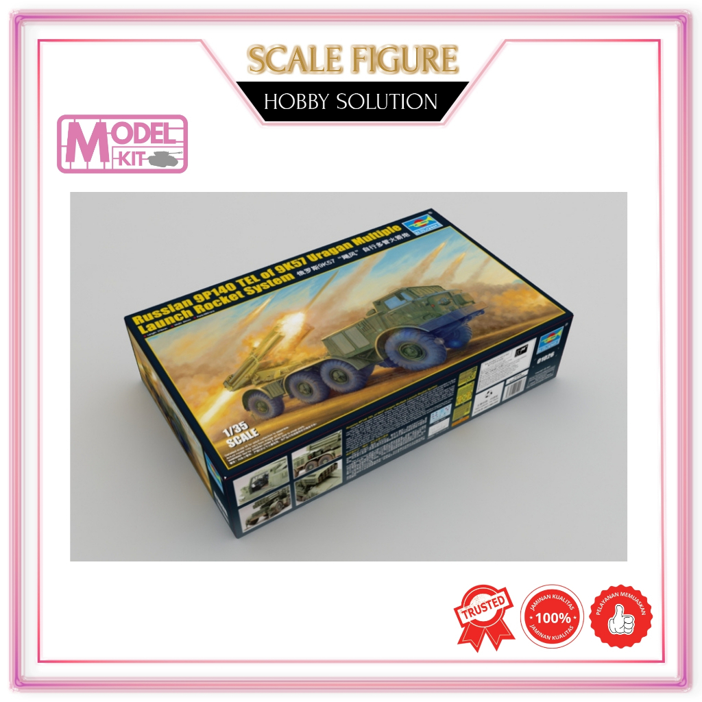 Jual 1/35 military modelkit TRUMPETER TR01026 RUSSIAN 9P140 TEL OF 9K57 ...