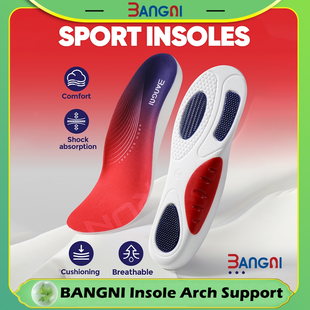 Jual BANGNI Insole Sepatu Arch Support Antibakteri Pria dan Wanita ...