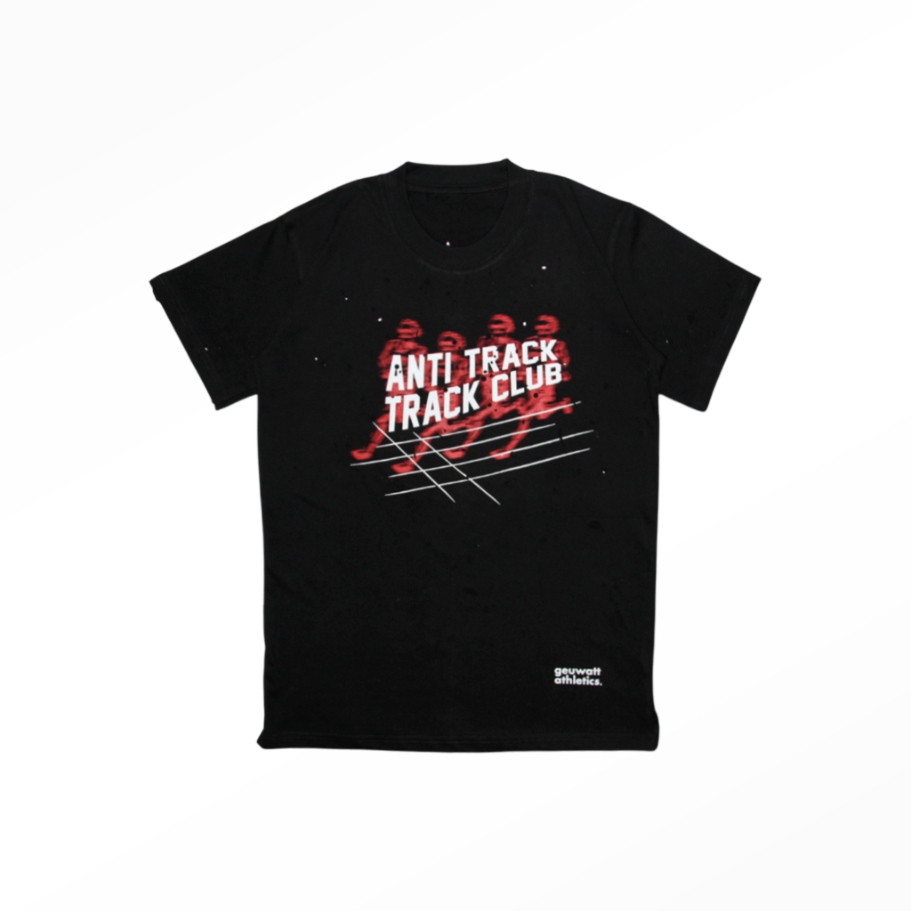 Jual geuwatt Anti Track Track Club T-Shirt - Black | Shopee Indonesia