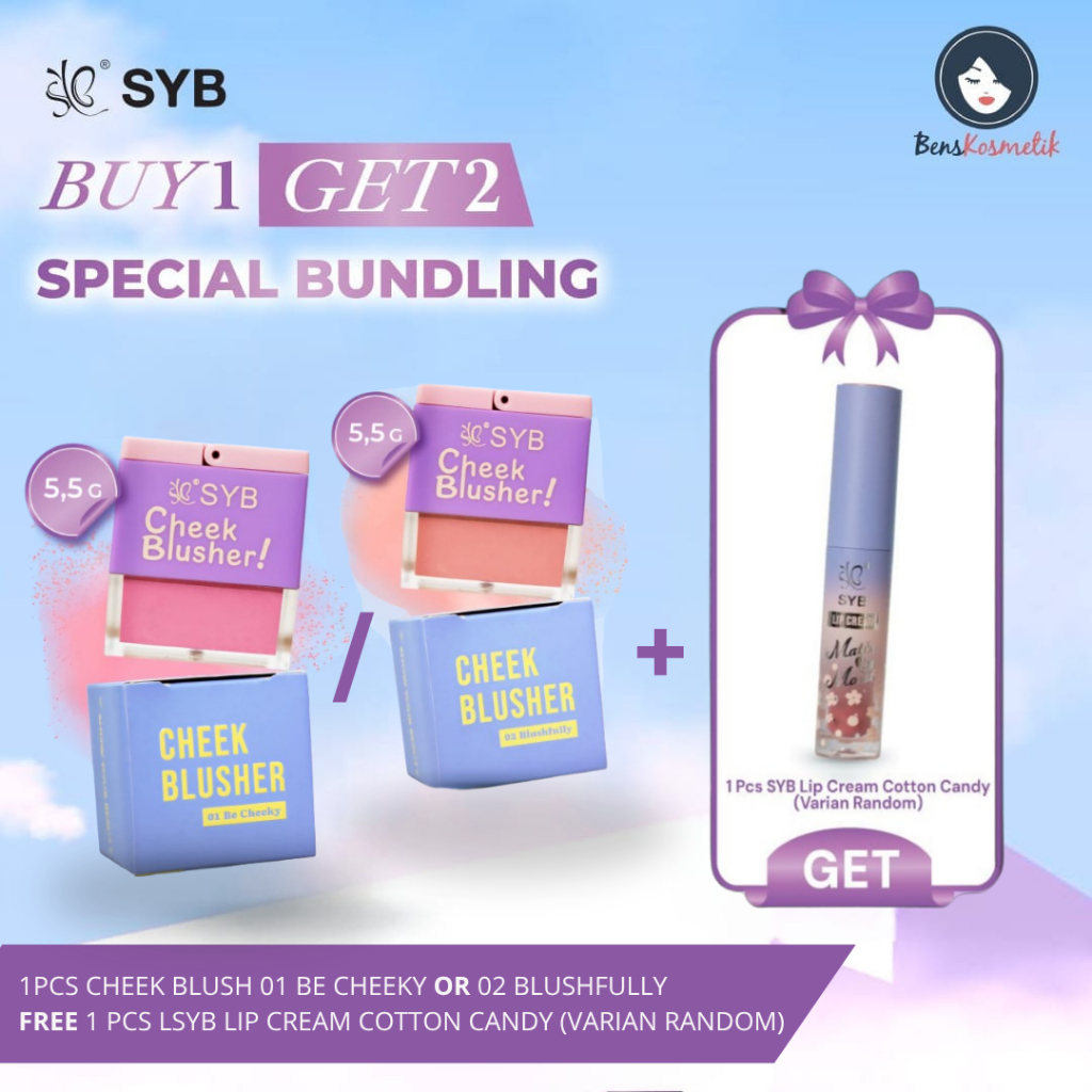 Jual NEW SYB CHEEK BLUSHER [Blush On Fresh and Glow] | Shopee Indonesia
