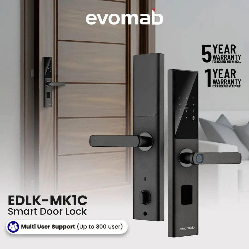 Jual Kunci Pintu Digital / Smart Door Lock Dengan Fingerprint - Evomab ...