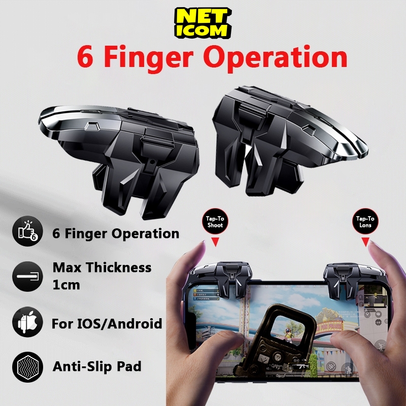Jual NETICOM Triggered Gaming Automatic /Six Finger Trigger Gaming/ L1 ...