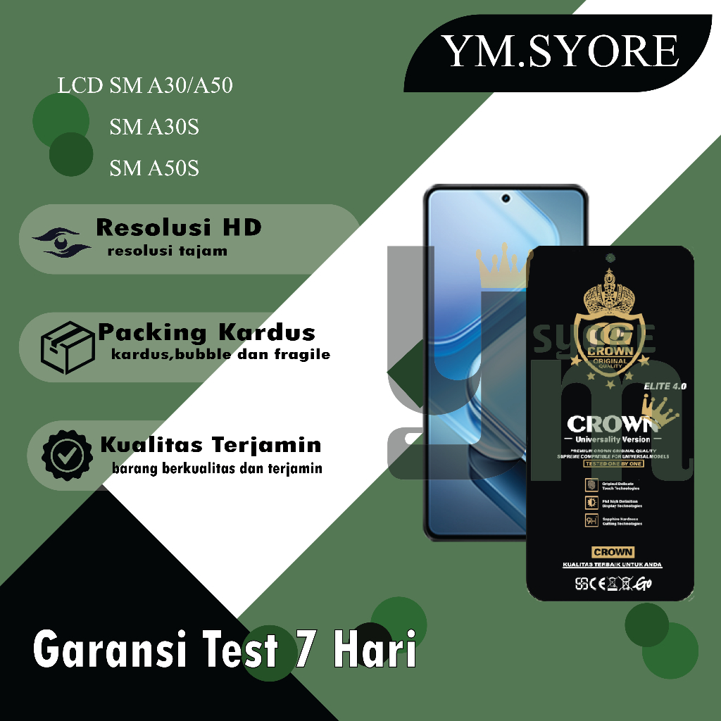 Jual LCD SAM A30/A50/A50S | SAM A30S TOUCHSCREEN FULLSET COMPLETE ...