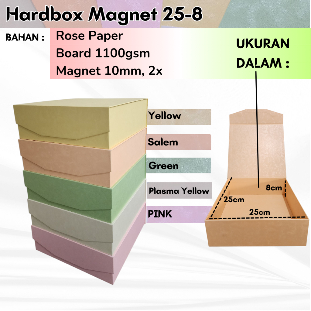 Jual Hardbox Magnet 25x25 / gift box / hampers box / | Shopee Indonesia