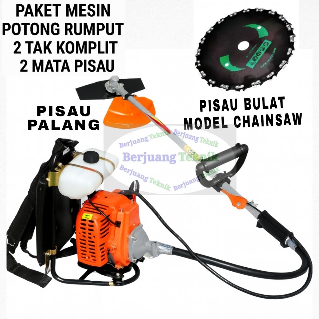 Jual Mesin Potong Rumput dan Potong Ranting Kayu Multifungsi 2 Tak dan ...